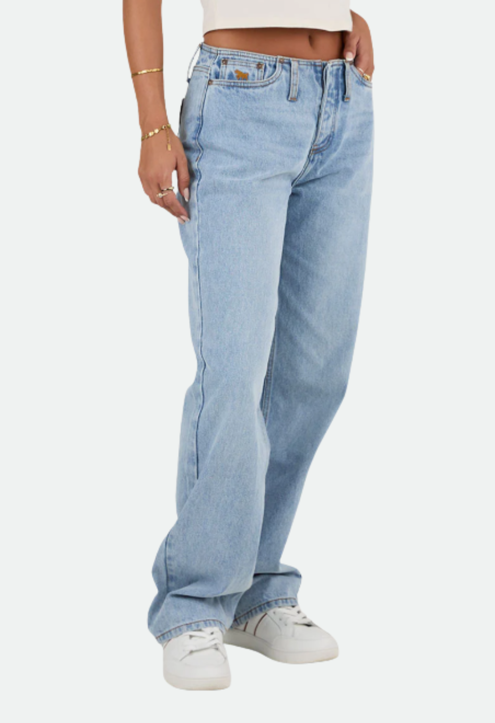 Ringers Western Josephine Low Loose Fit Jean - Light Wash Blue ...