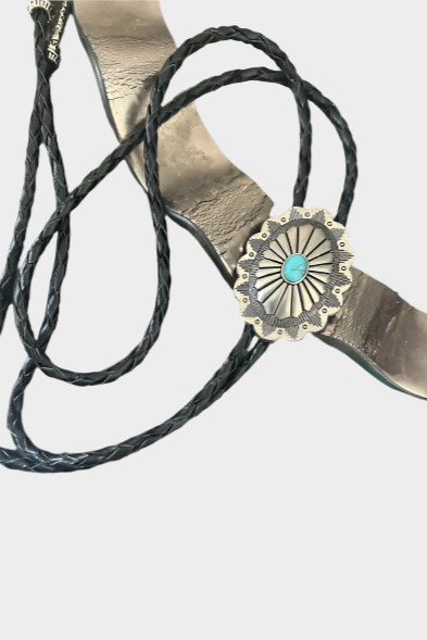 Austin Accent Silver Oval Bolo Tie with Turquoise Stone – Lucknow Skin ...