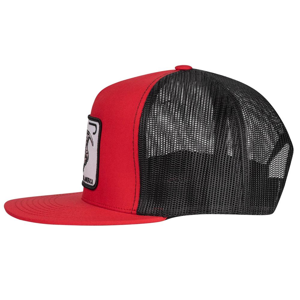 Lazy J Ranch Red & Black Willow Cattle Headquarters Classic Five Panel ...