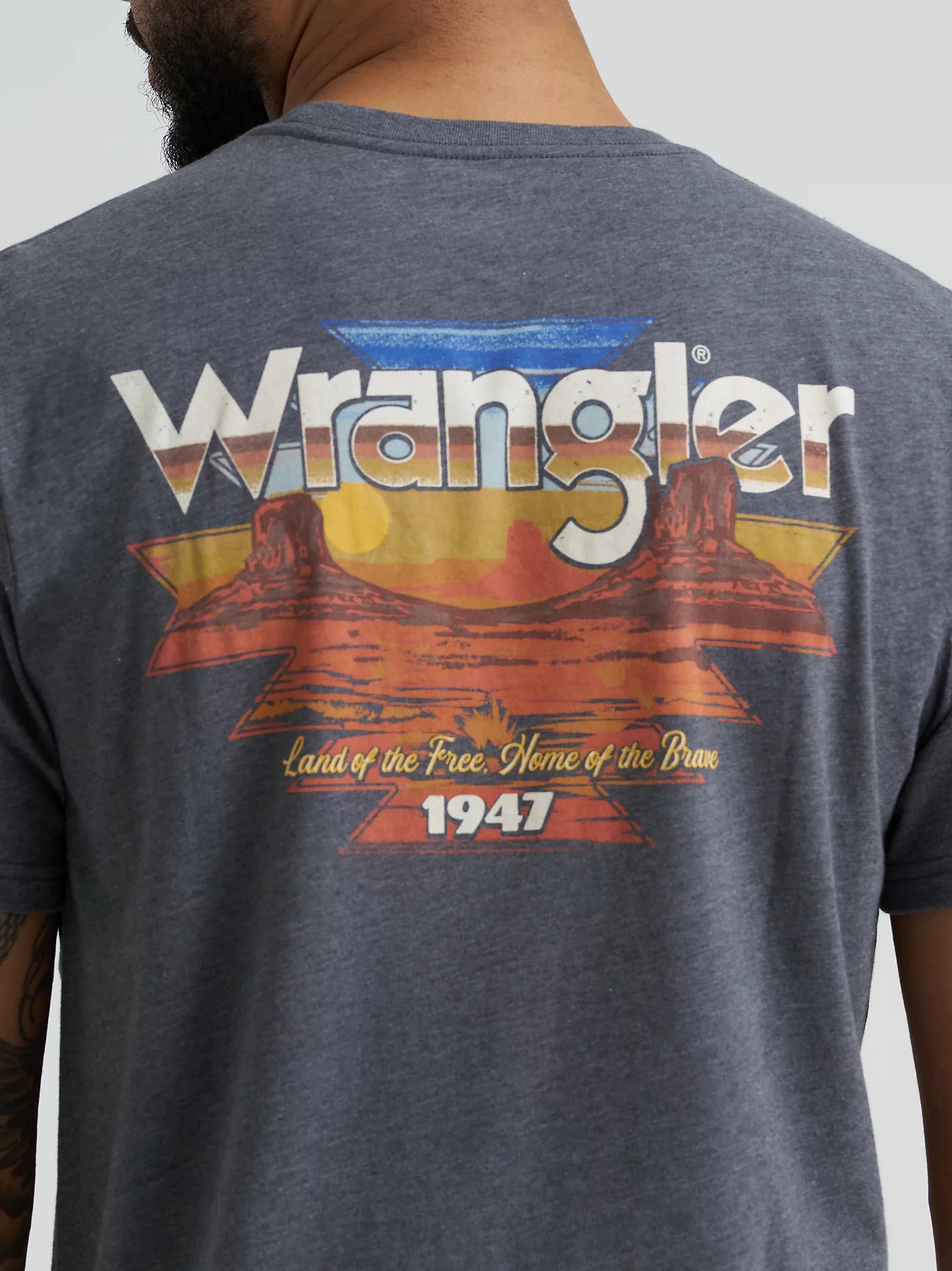 Wrangler Men's Back Graphic Pocket T-Shirt – Lucknow Skin Shop and Boot ...