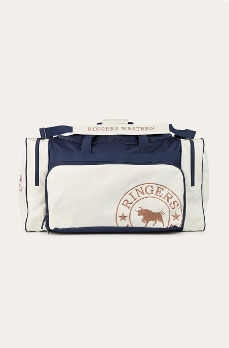 Rider Sports Bag - Navy / Off White – Lucknow Skin Shop and Boot Barn
