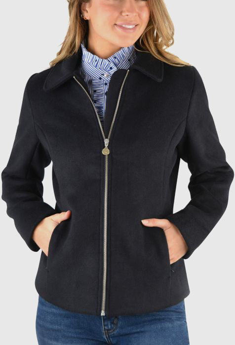 Thomas Cook Women's Antoinette Coat (Navy) – Lucknow Skin Shop and Boot ...